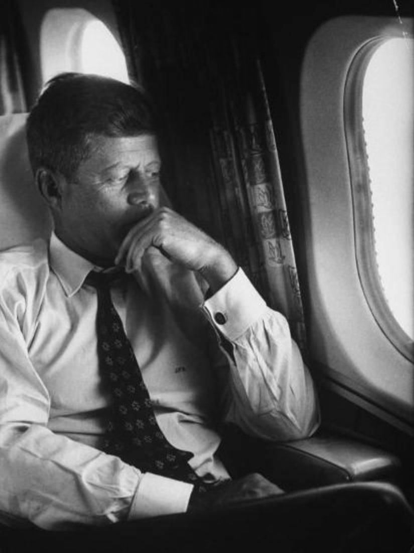 John F Kennedy "private Jet" Photo Print Auction