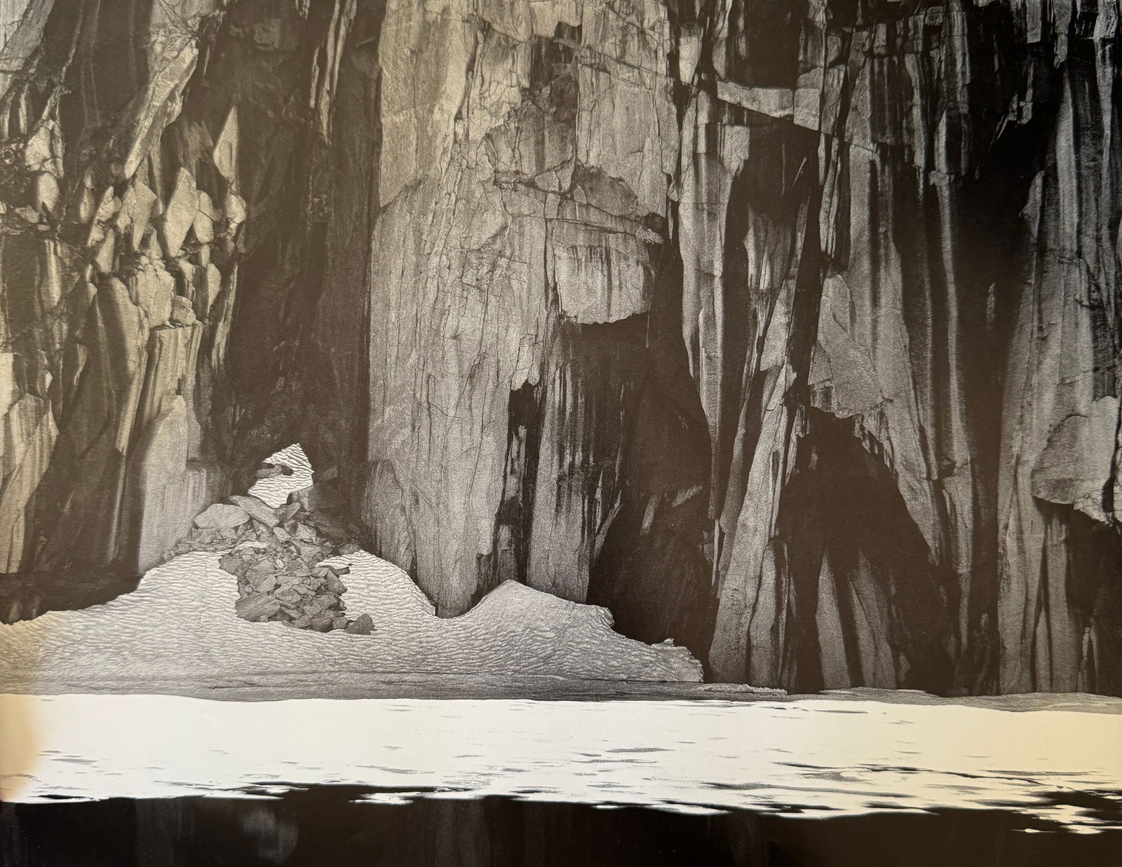 Ansel Adams "frozen Lake And Cliffs, Sequoia National Park, 1932" Print ...