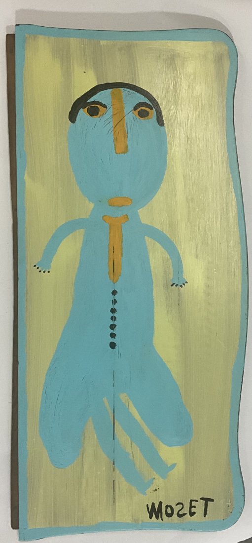 Mose Tolliver "untitled", Paint On Wood Auction