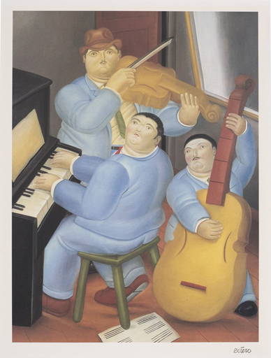 After Fernando Botero (1932 2023) Three Musicians