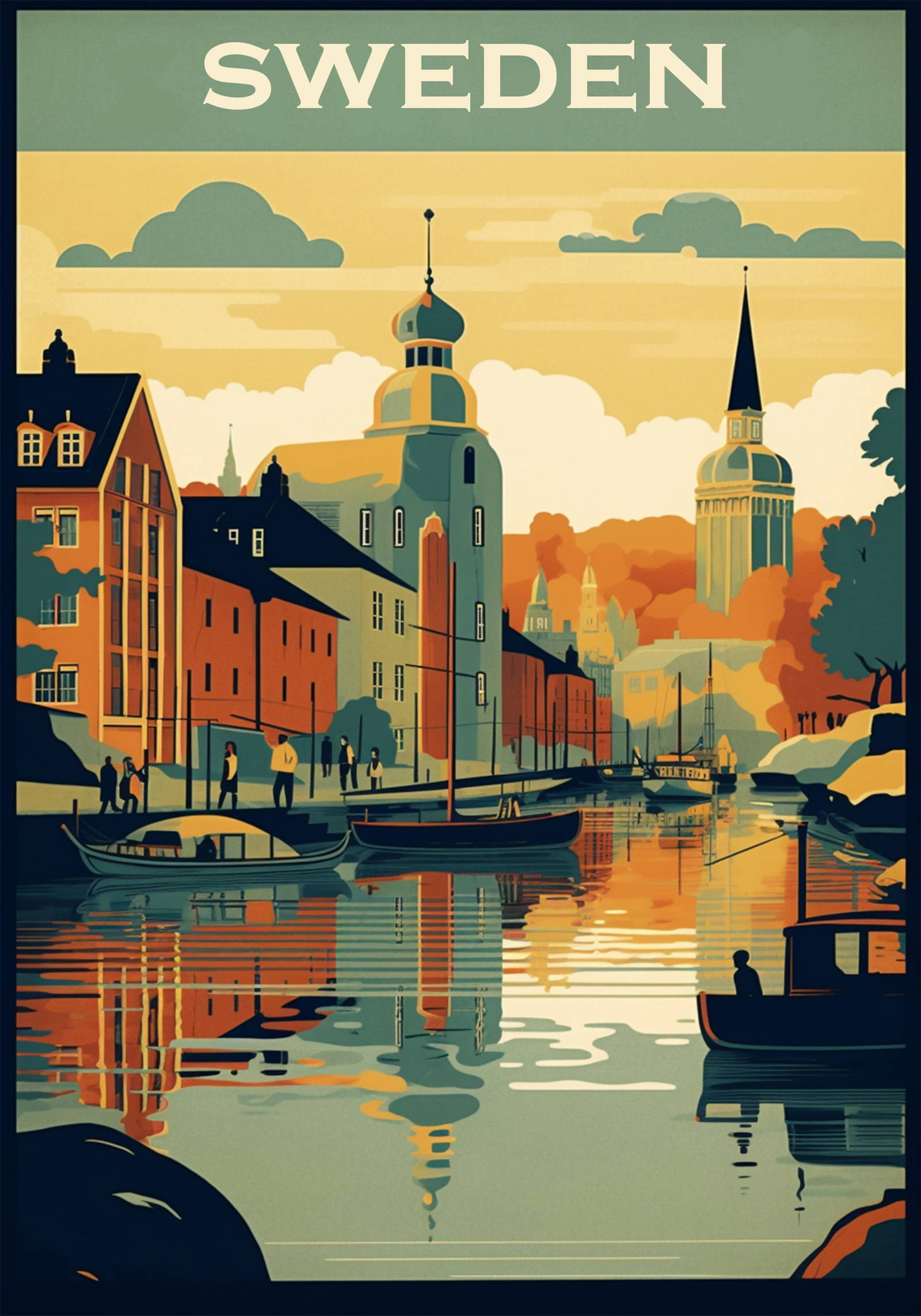 Sweden Travel Poster Auction
