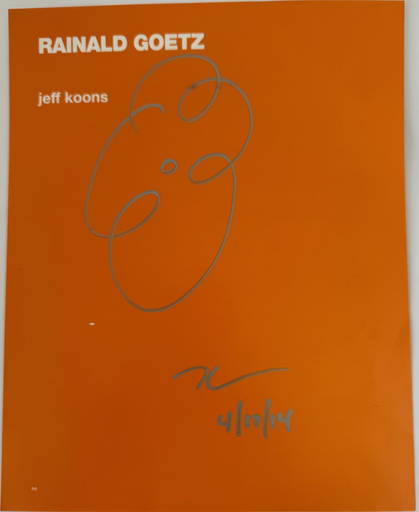 Jeff Koons Rainald Goetz Drawing