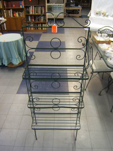Metal Green Bakers Rack