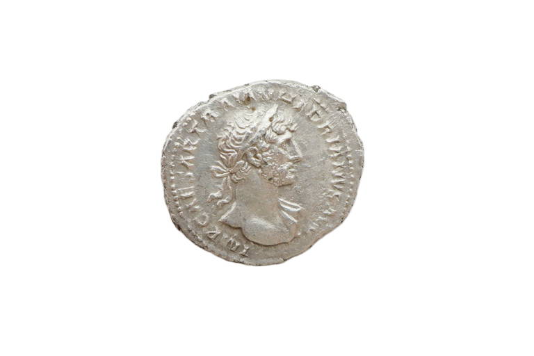 Hadrian Ar Denarius. Rome, Ad 118.