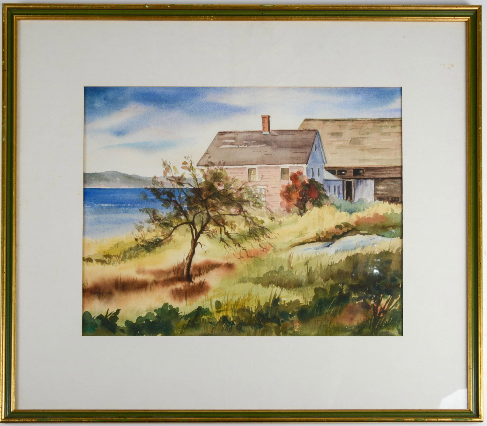 Maine Autumn Watercolor.