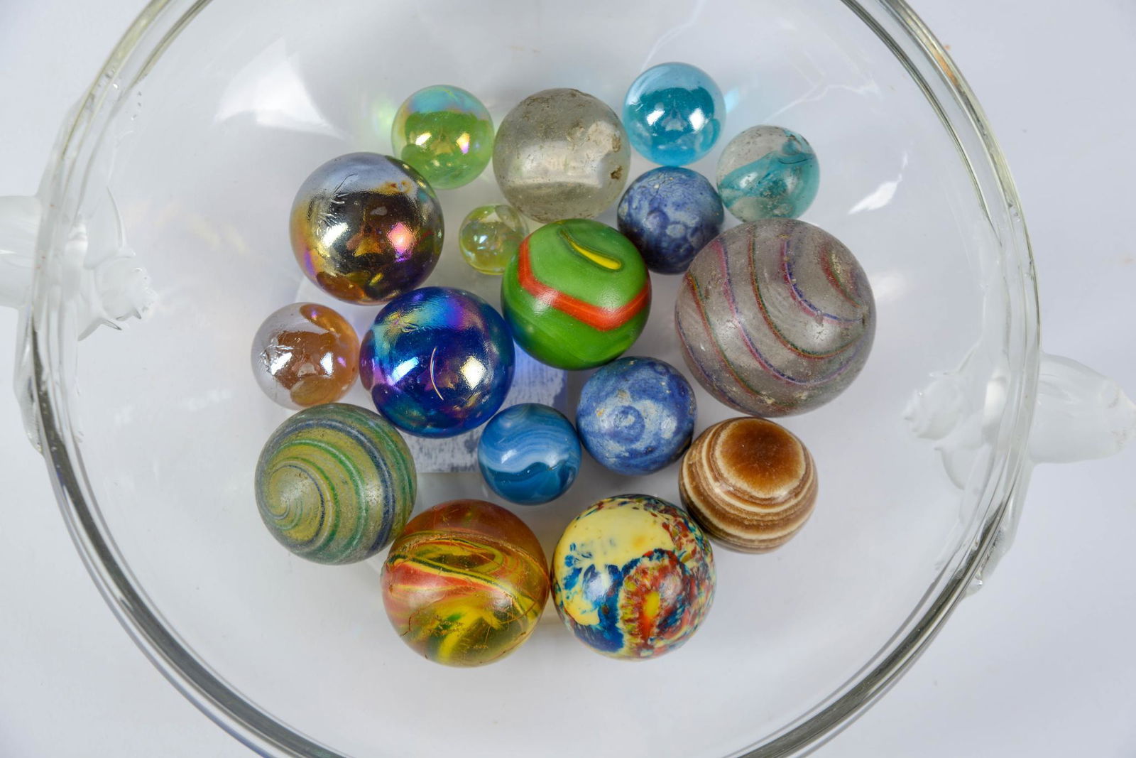Collection Of Early Marbles. Auction