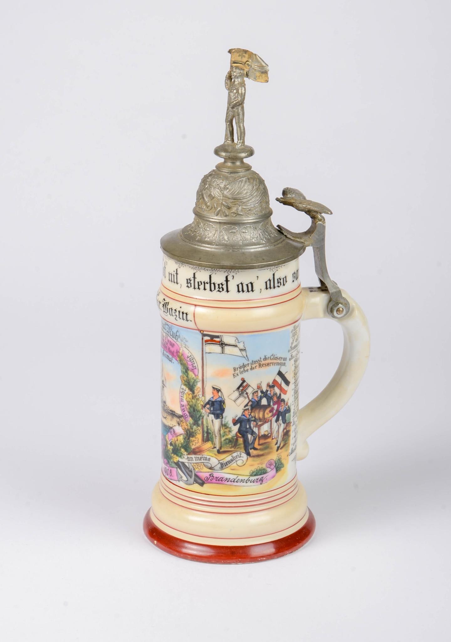 German Regimental Stein. Auction