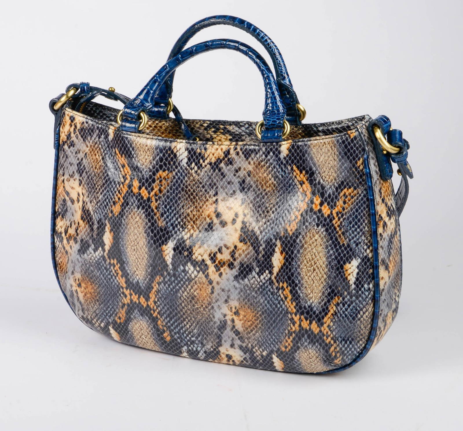 Brahmin Snake Skin Purse. Auction