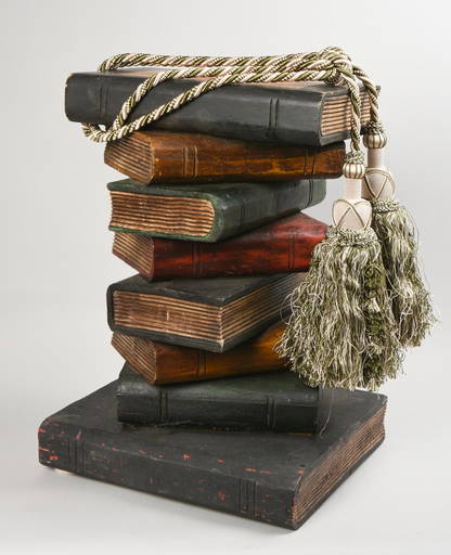 Faux Stack Of Books Low Side Table