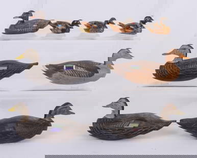 Three Old Squaw Decoys Auction