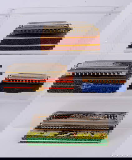 Collection Of Harmonicas Made In Germany