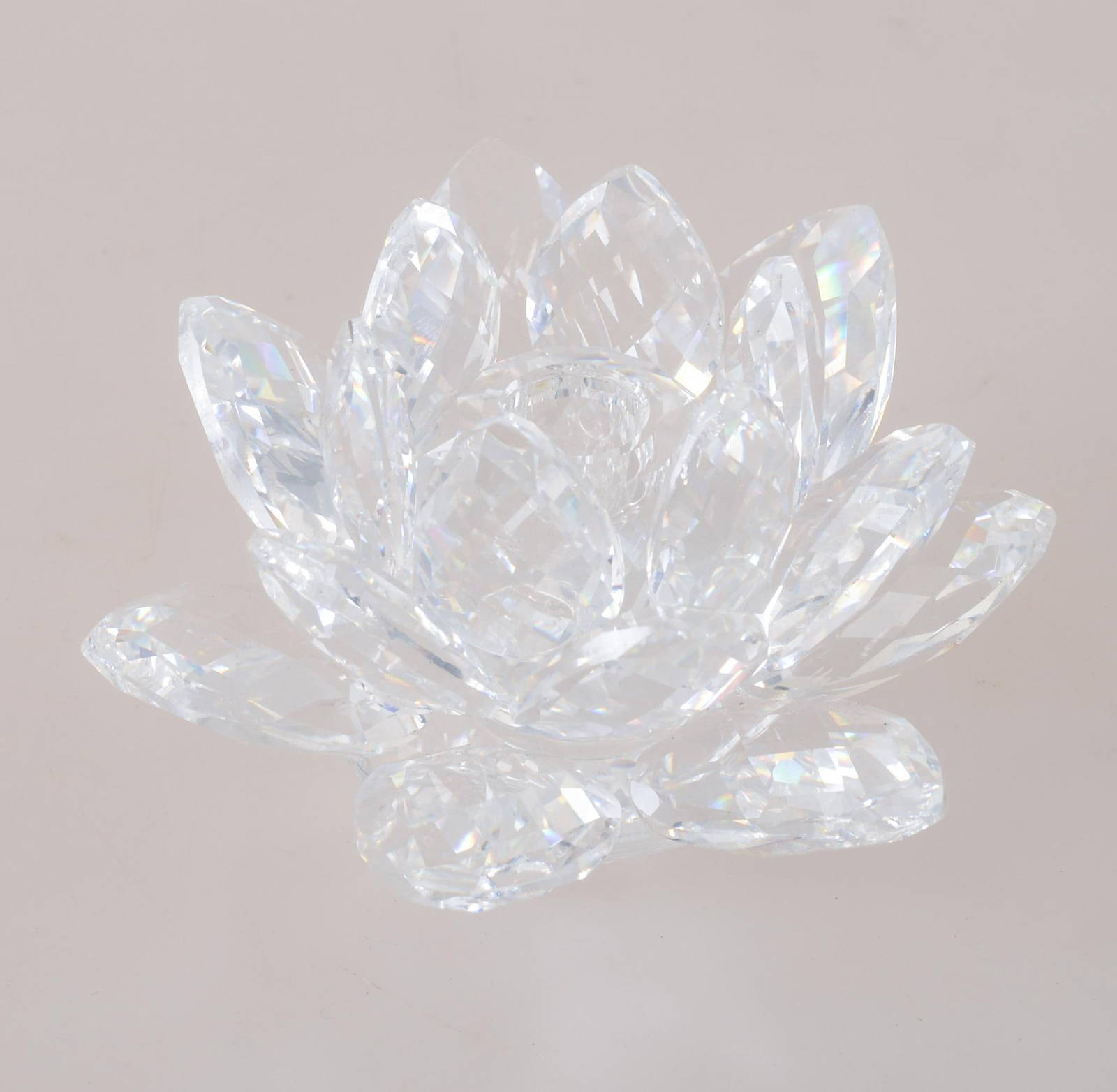 Swarovski Crystal Flower Candle Holder Auction