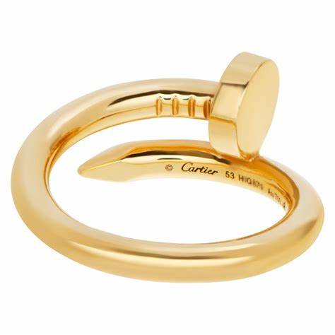 Cartier Juste En Clou 18k Yellow Gold Ring