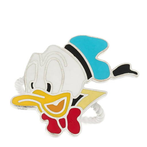 Gucci X Disney Sterling Silver Enamel Donald Duck Ring