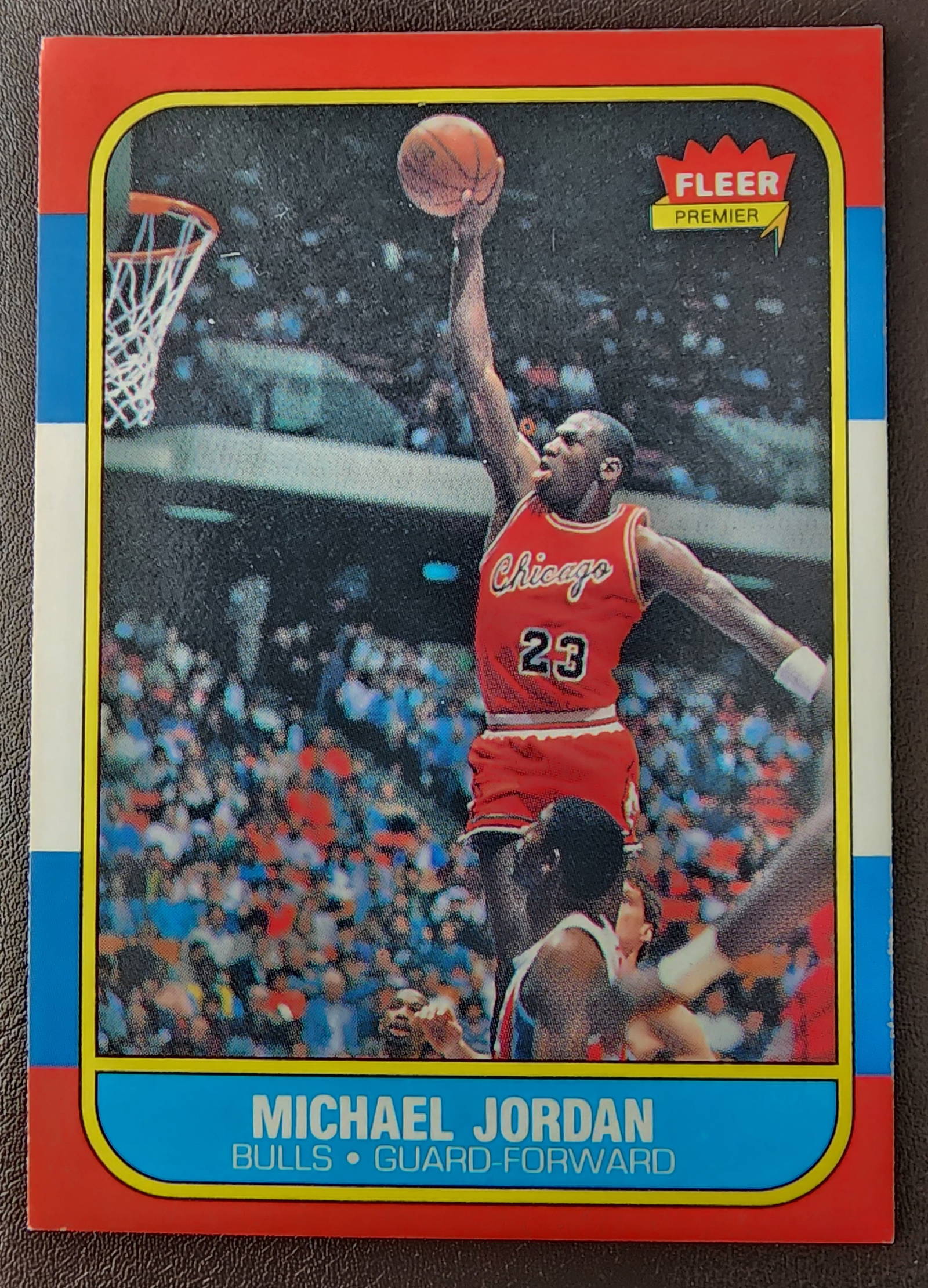 #57 Fleer Michael Jordan Rookie Card Mnt Auction