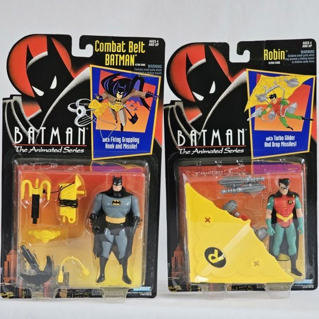 Rare Kenner Batman And Robin Action Figures