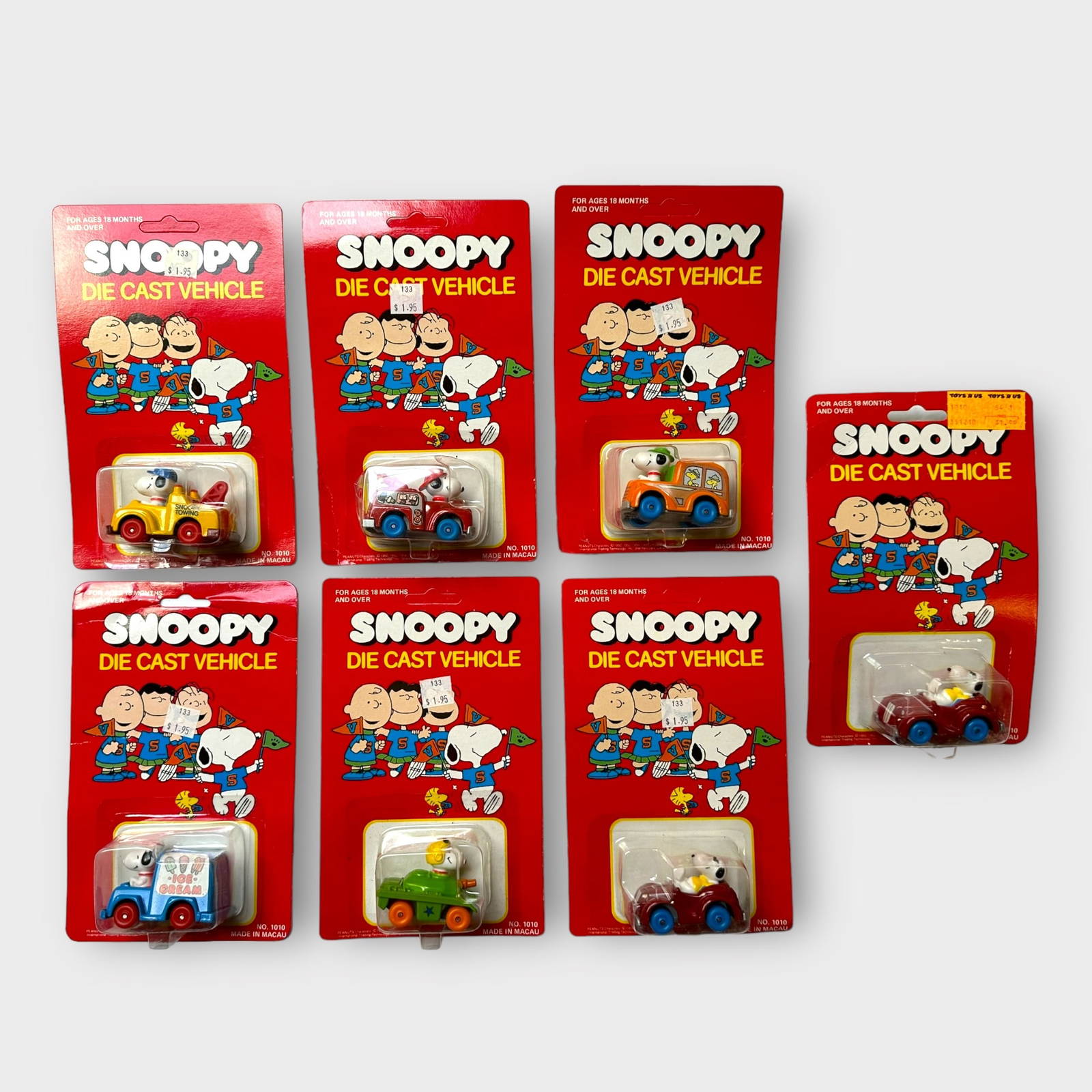Buy Group Of 7 Snoopy Die Cast Vehicles | Consortium Llc In Ca