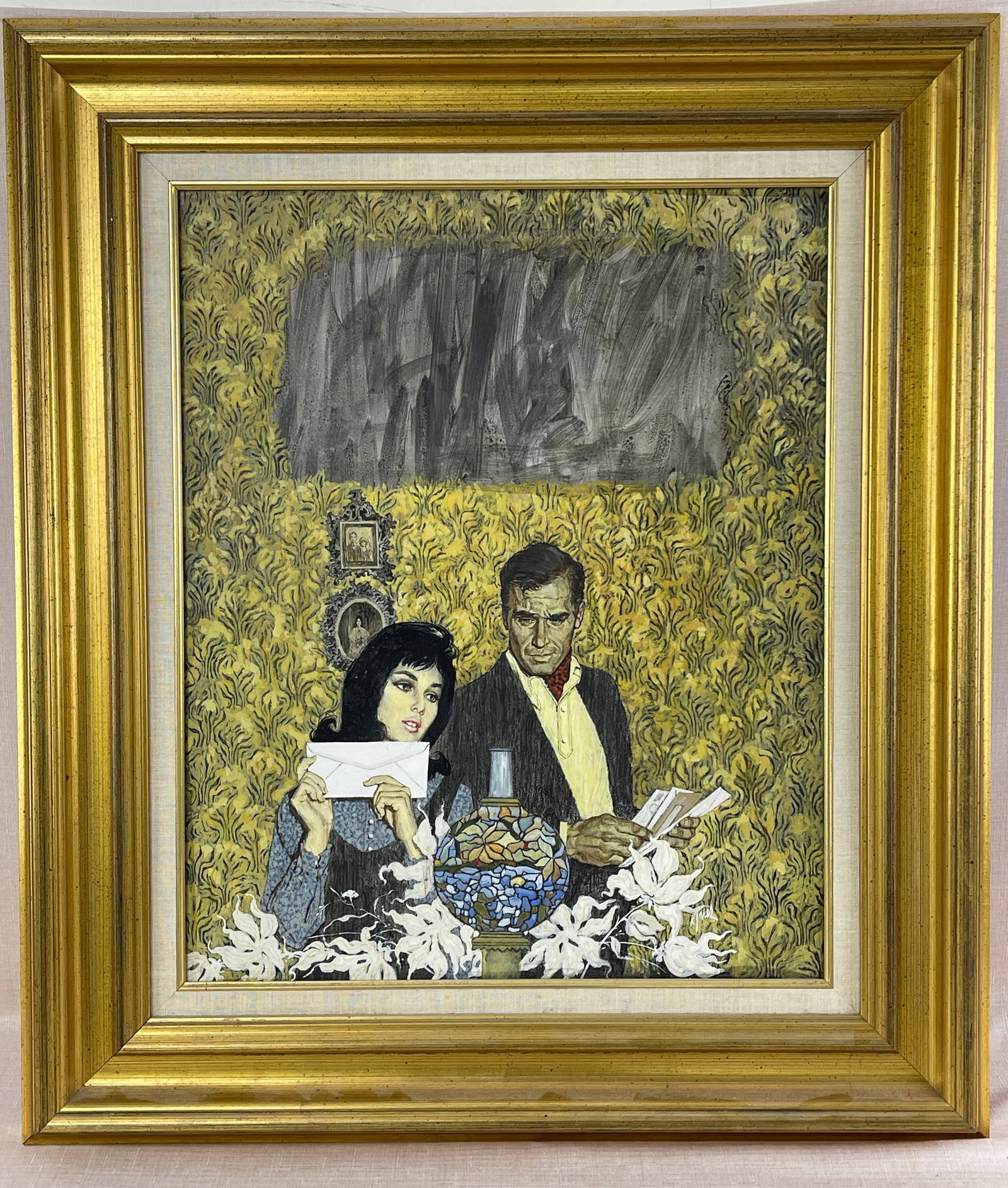 R. Jones Portrait Of Bill Clune And Model Auction