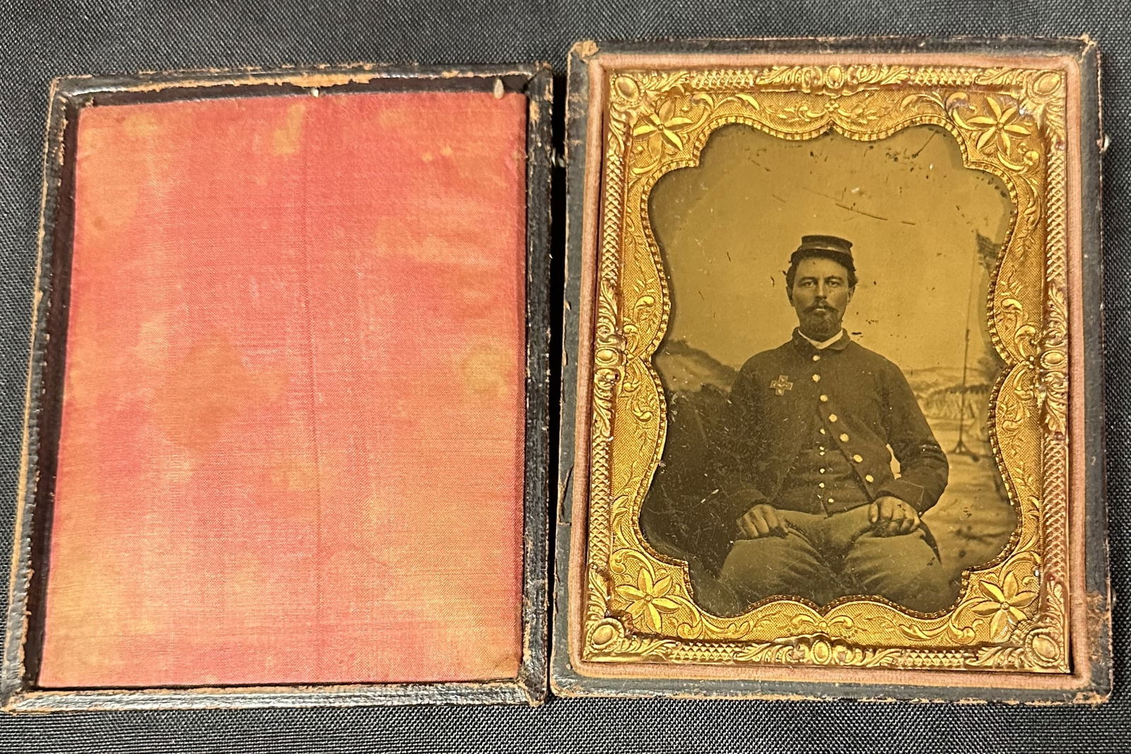 Civil War Tintype Full Uniform Auction