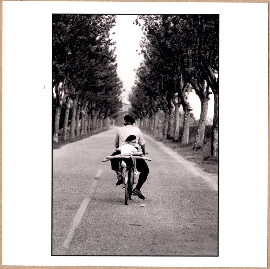 Stamp Signed - Elliott Erwitt - Provence, France 1955 6" X 6" Magnum ...