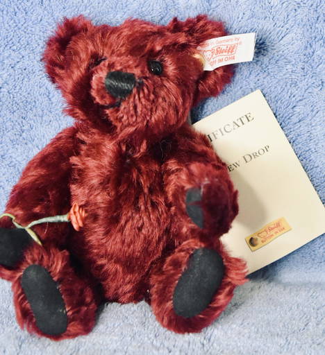 Steiff Drew Drop Rose 7” Limited Edition