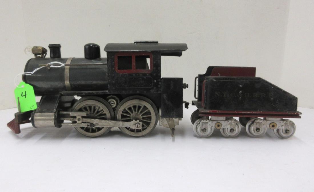 LIONEL #51 NYC & HRRR 0-4-0 STEAM W SLOPE BACK TENDER