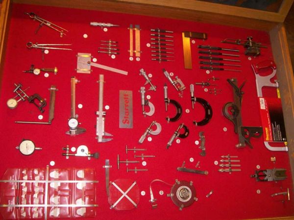 253: Starrett Measuring Tool Display Cabinet