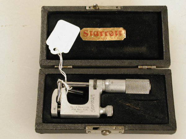 Starrett Uni Mike Pin Micrometer 0 To 1 Inch.