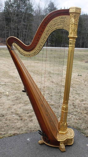 Wonderful Vintage Venus Concert Grand Harp Model 75 In