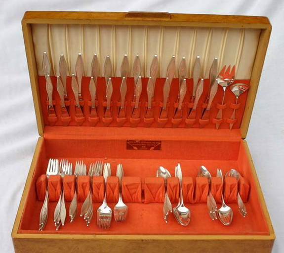 Reed & Barton "lark" Pattern Sterling Silver Flatw