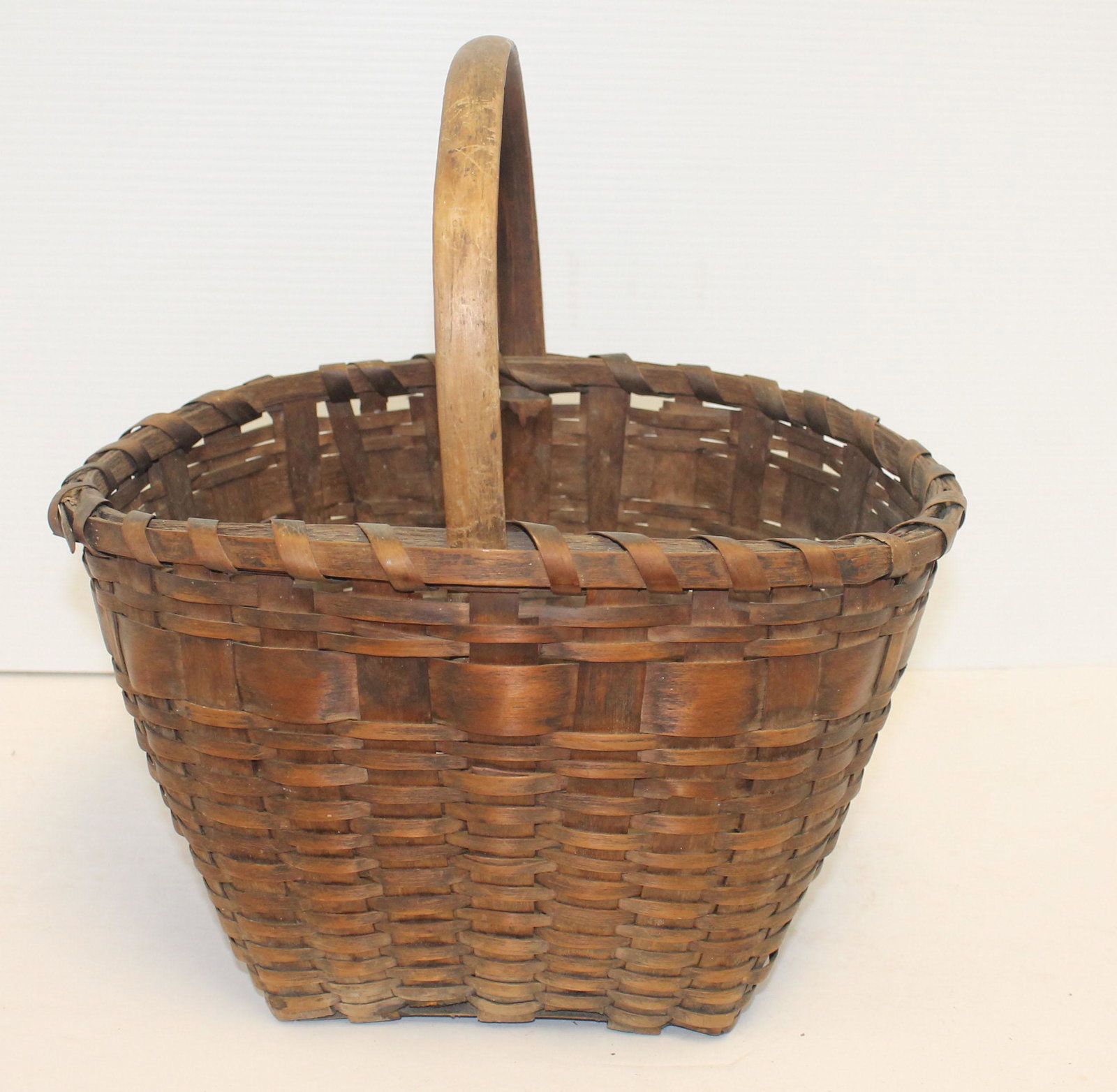 Antique fixed handled basket in orig surface - 7 1/2" - Aug 03, 2020 ...