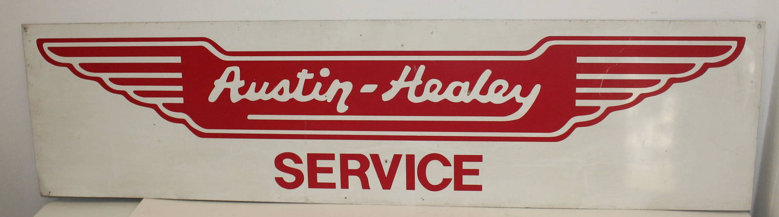 Vintage Austin Healey Tin Adv Sign 48" Long X 12"