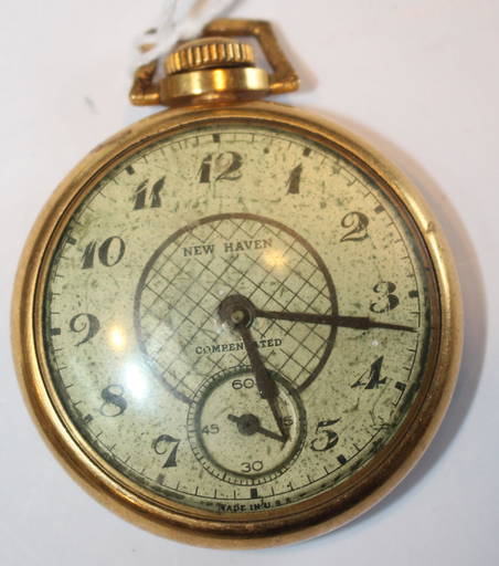 New Haven "Compensated" pocket watch - Mar 01, 2021 | Flying Pig ...