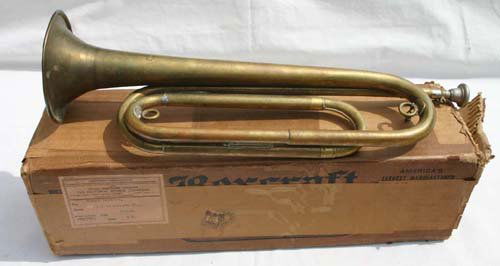 378: "Rexcraft" orig boxed bugle made for "Boy Scouts o