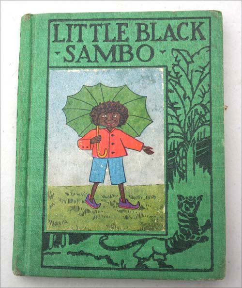 325: antique "Little Black Sambo" book w 27 illustratio