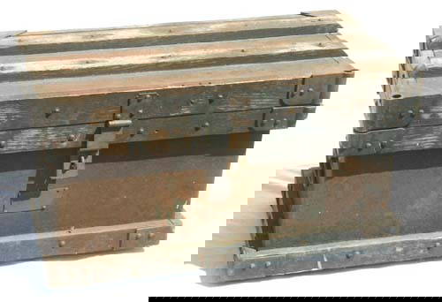 Patented 1897 Stage Coach Strong Box Vanderman Man