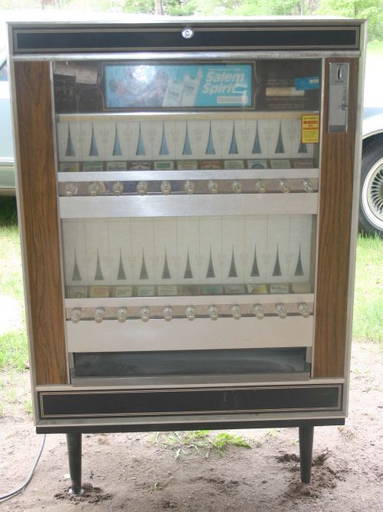 Vintage "national Vendors" Cigarette Machine