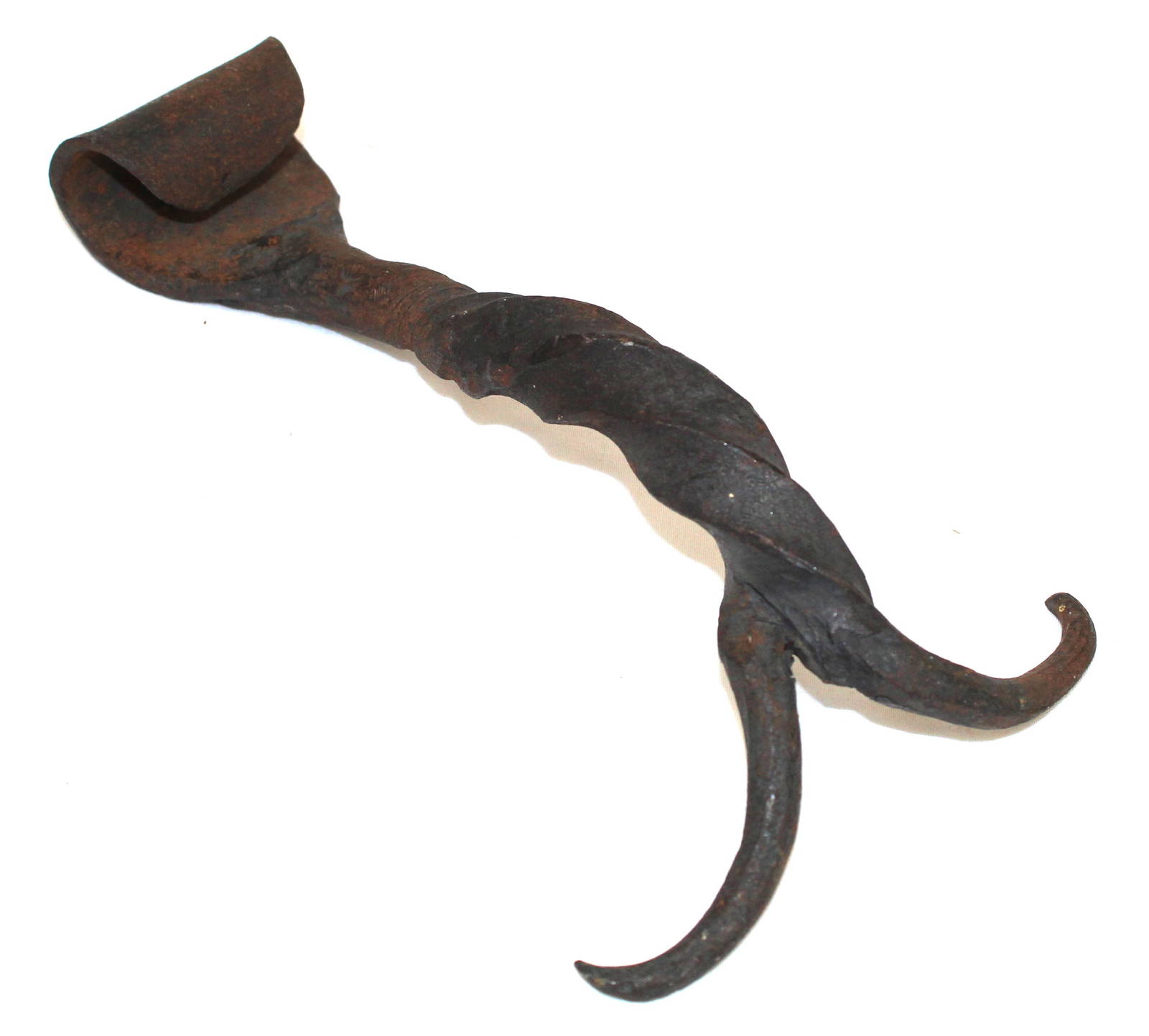 Cast Iron Fireplace Hook - 7 1/2" Long Auction