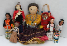 Collection of Navajo Cloth Dolls - Nov 02, 2013 | Desert West Auction in NM