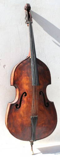 Antique Upright Bass Fiddle 75" Long