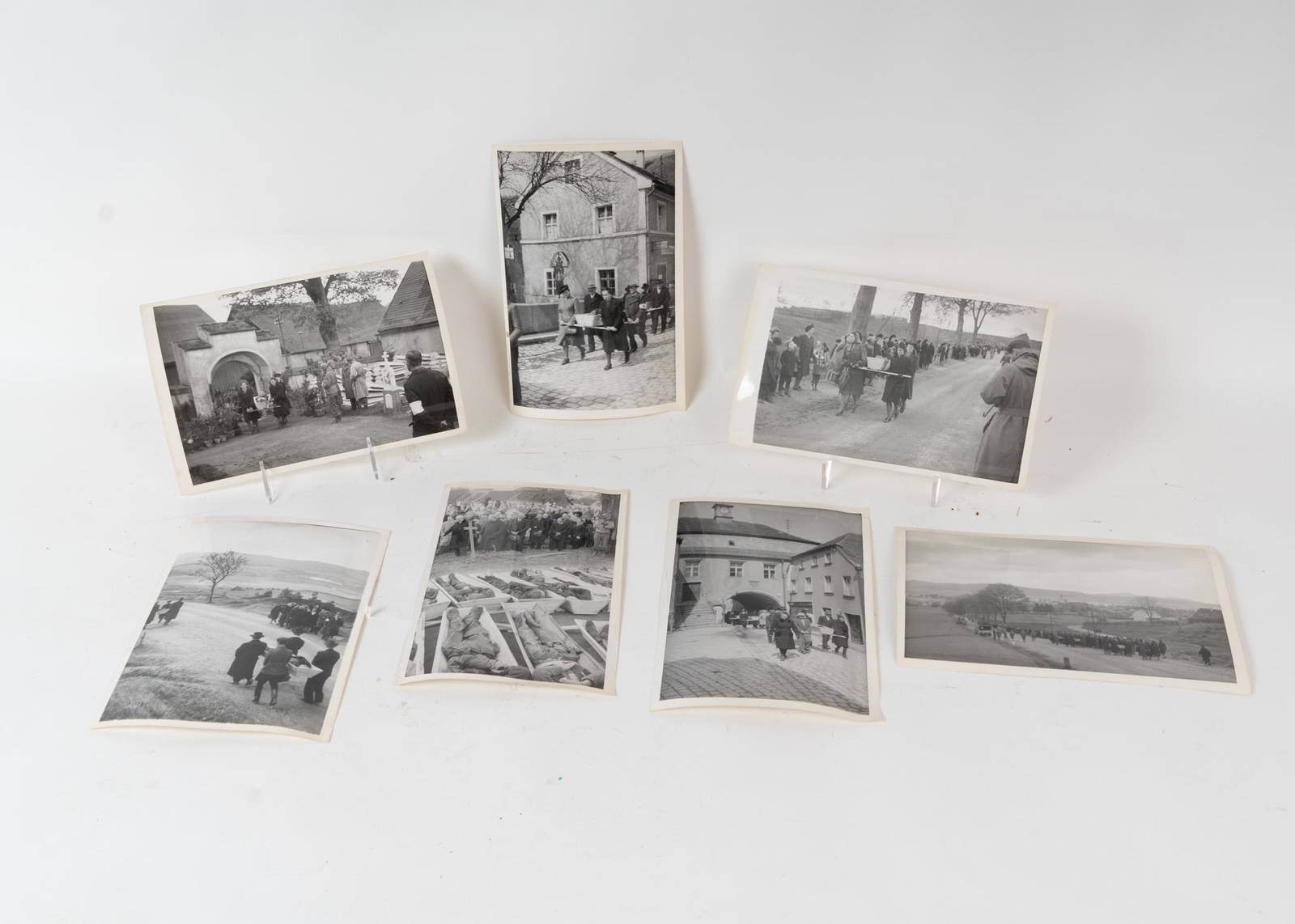 Lot Of Seven Wwii Holocaust Atrocities Photographs By Lee Mccardell ...