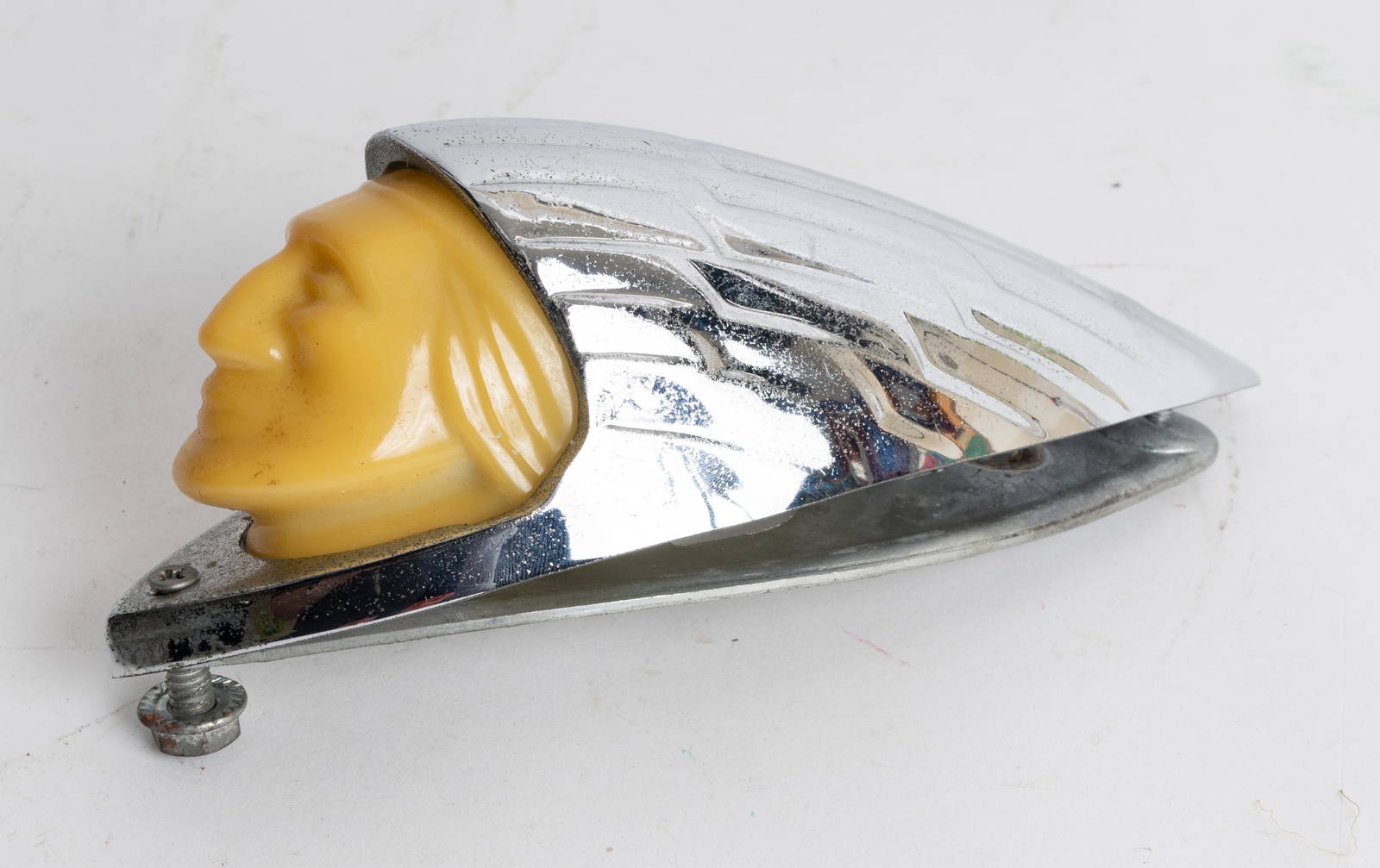 Original Indian Motorcycle Front Fender Light. Auction