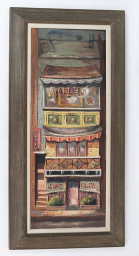 Painting Signed Philippe Alfieri.