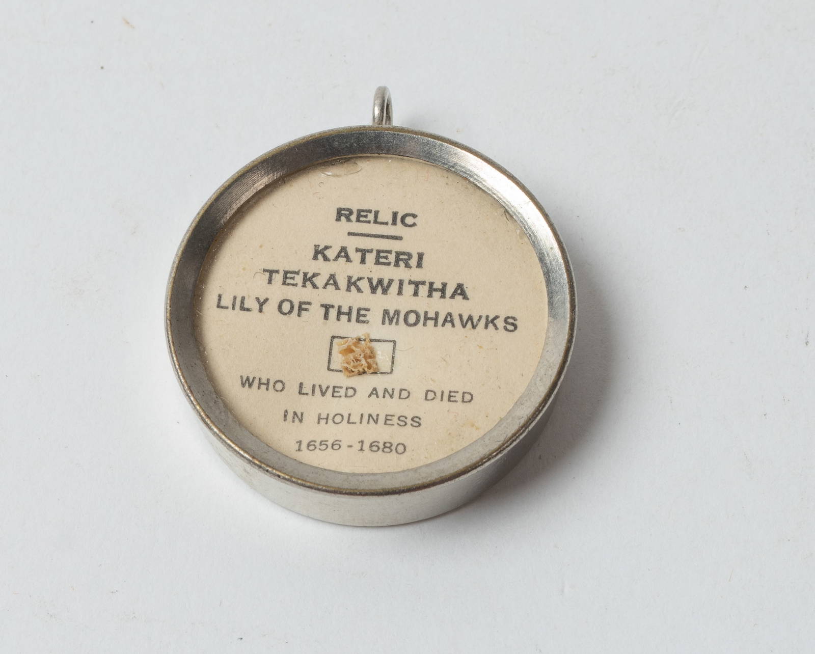 Lily Of The Mohawk First Class Holy Relic W-certificate. Auction