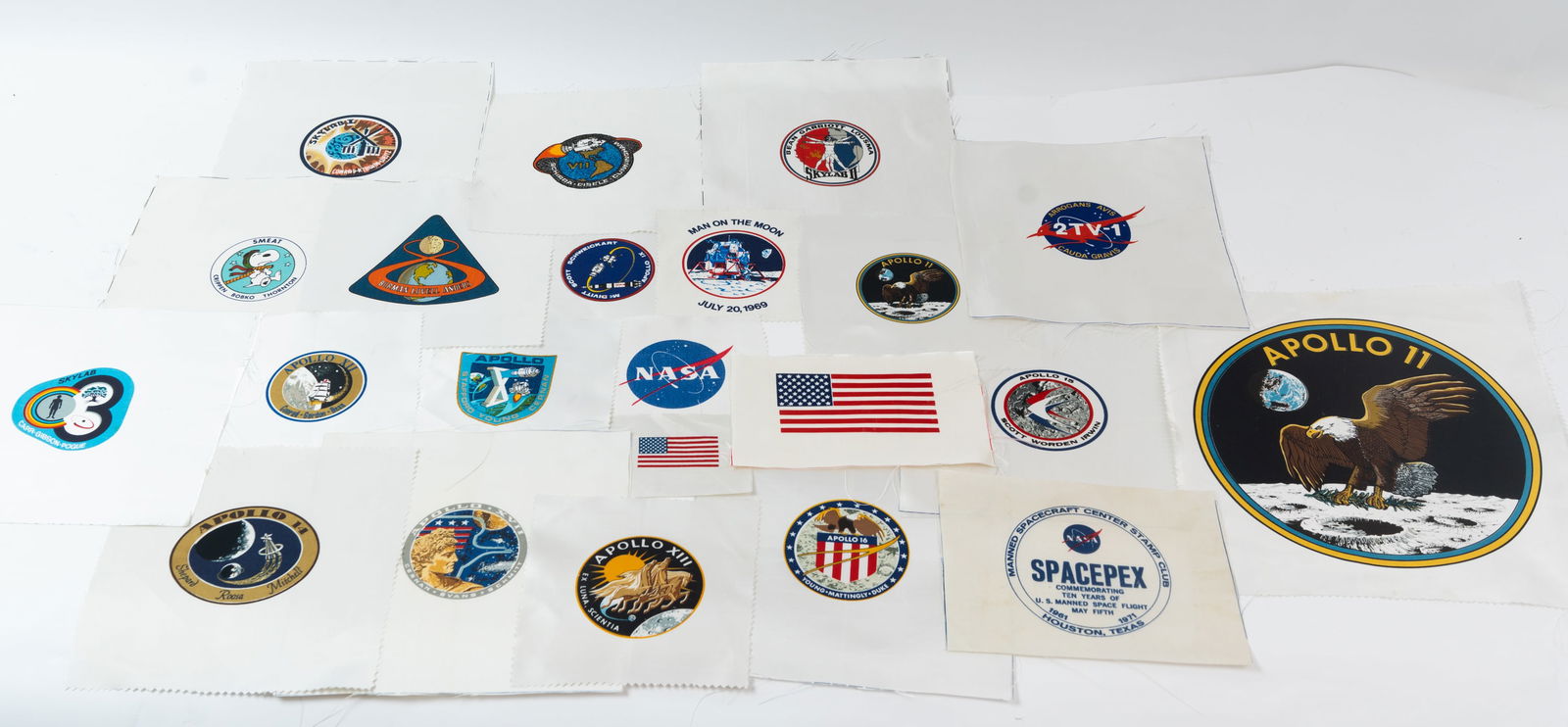 22 Original Nasa Bata Cloth Patches.