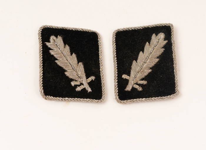 Waffen Ss Colonel Collar Tab Ranks.