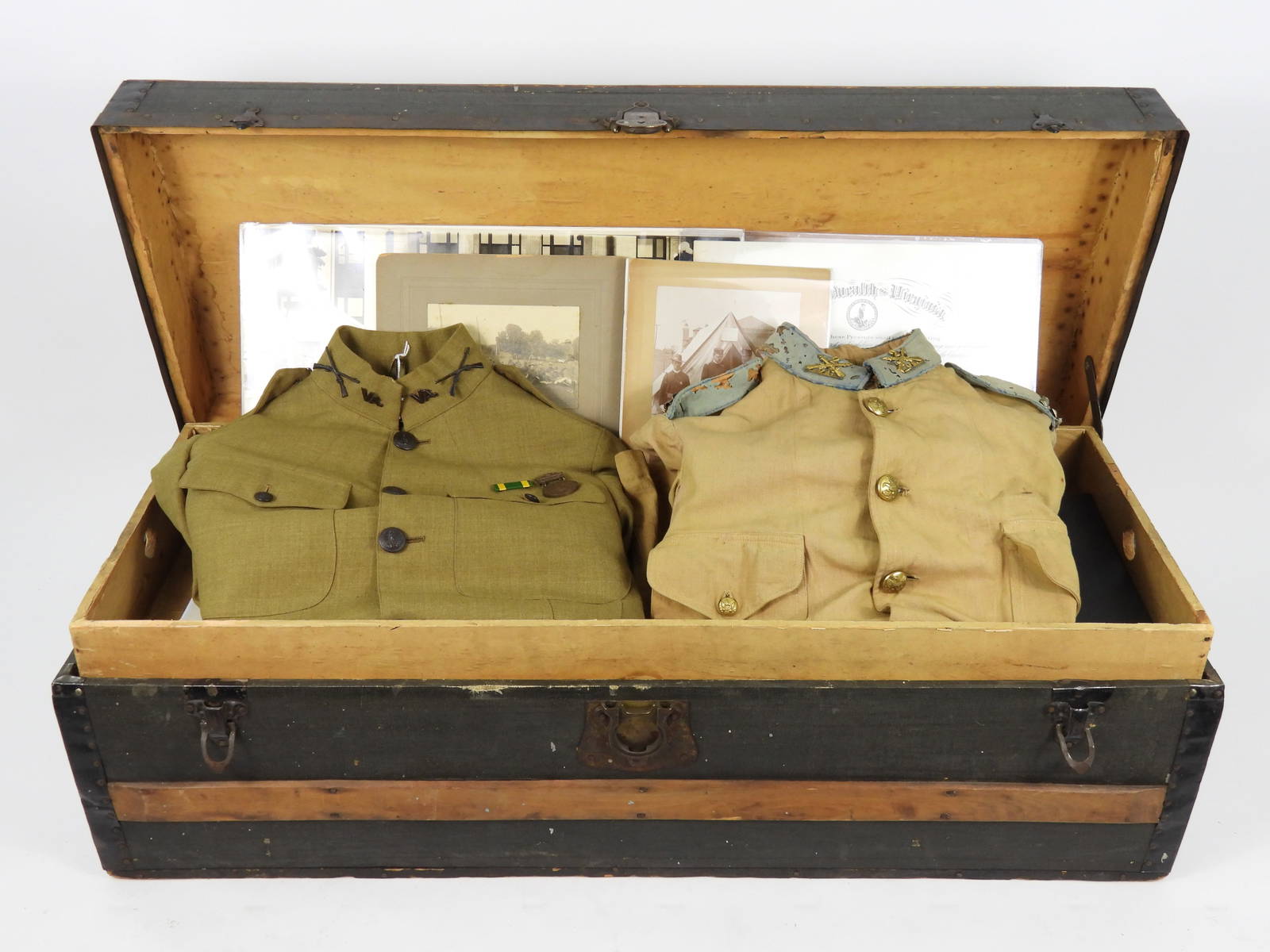 Trunk, Photos, And Uniforms Of Capt. Robert Taylor Auction