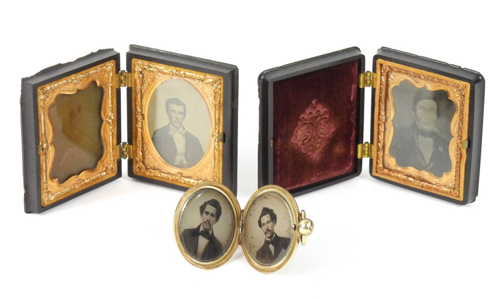 3pc 19c Ambrotype Portraits W/ Cases - Jun 28, 2025 | Blackstone Valley ...