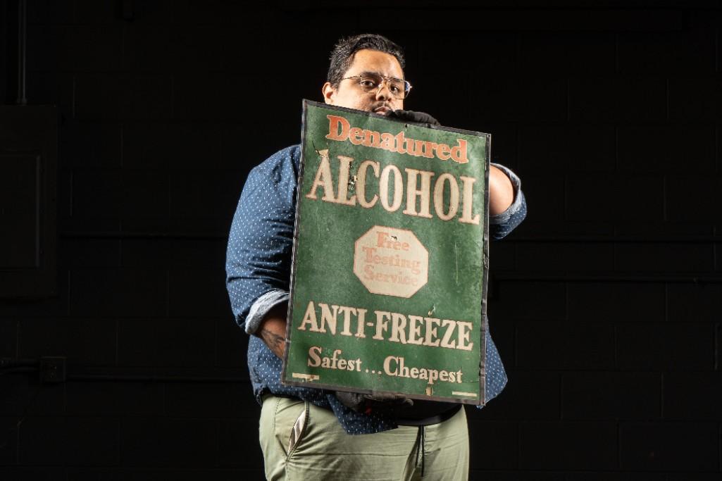 Antique Kemper-thomas Ethanol Sign Auction