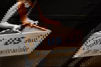 [civil Rights Segregation]. "colored" Restroom Sign.